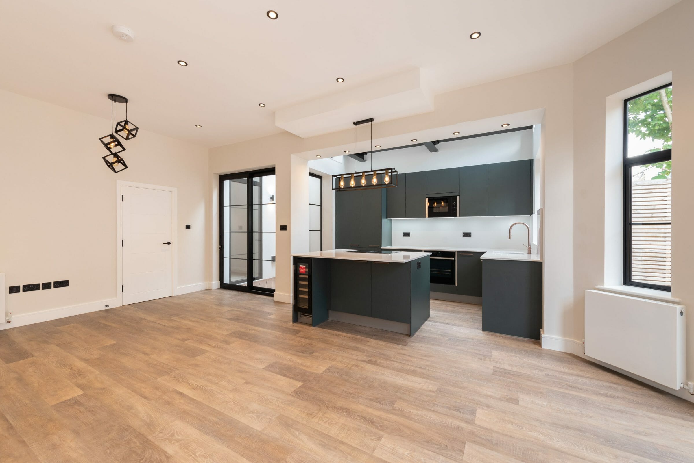 Statement Matt Dark Green Kitchen | Ebstone Kitchens