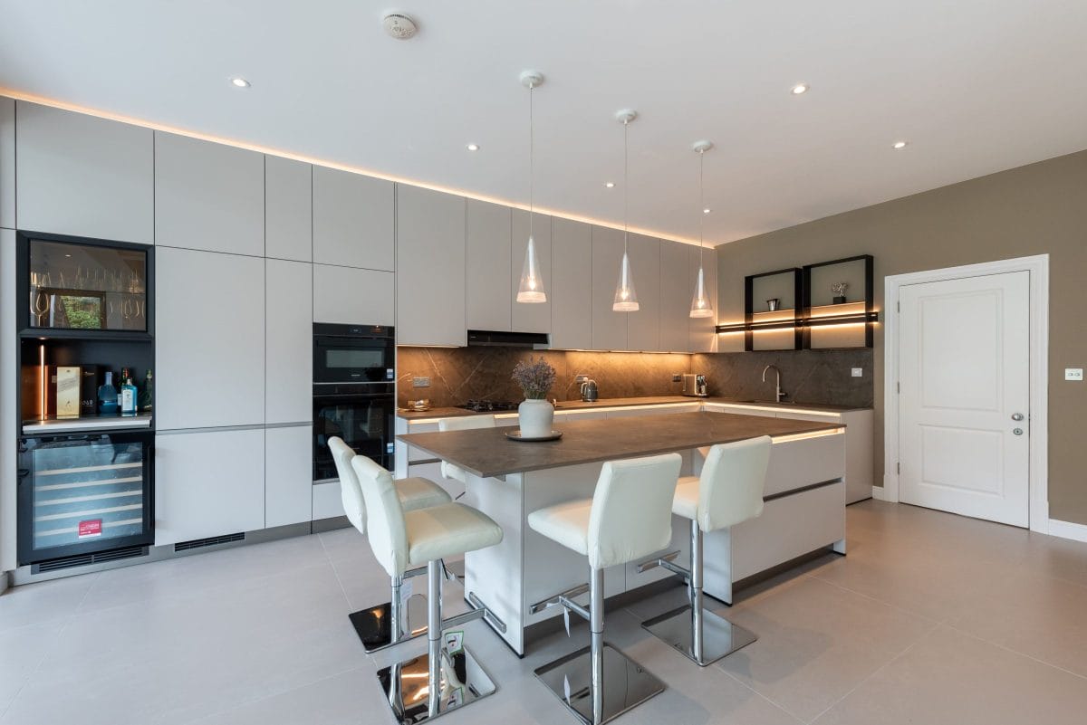 Sleek Nolte Kitchen with Sahara Soft Matt Finishes | Ebstone Kitchens